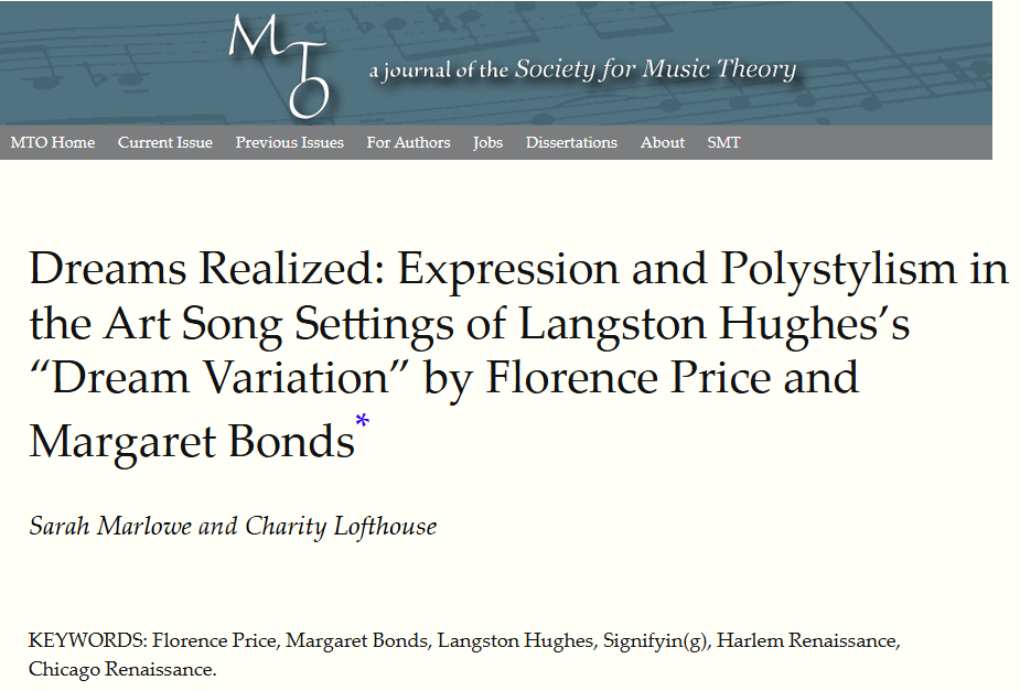 Dreams Realized: Expression and Polystylism in the Art Song Settings of ...